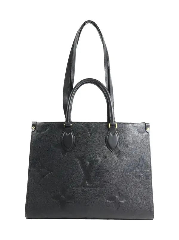 LOUIS VUITTON Mm On The Go Monogram Tote Bag - Black
