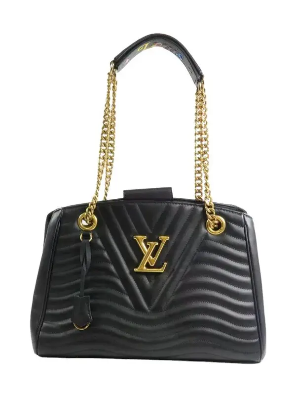 LOUIS VUITTON New Wave Chain Shoulder Bag - Black