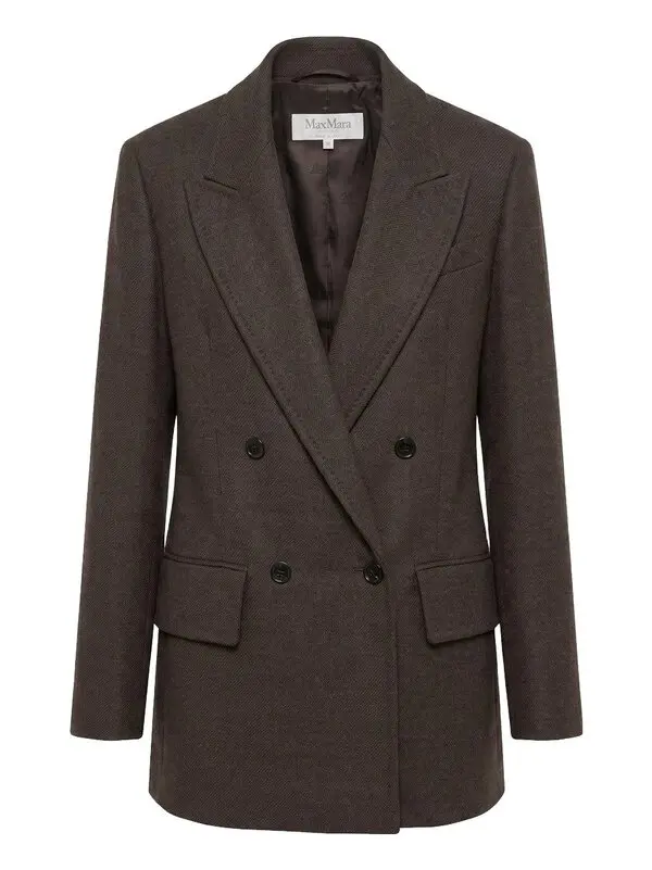 Max Mara Wool Batavia Olimpia Jacket - Multicolor