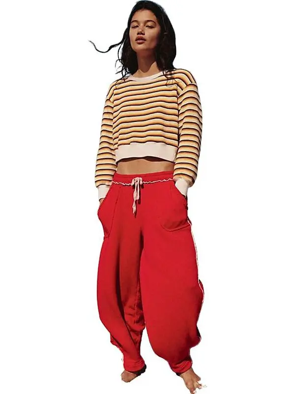 Free People Kit Pant Set - White Combo