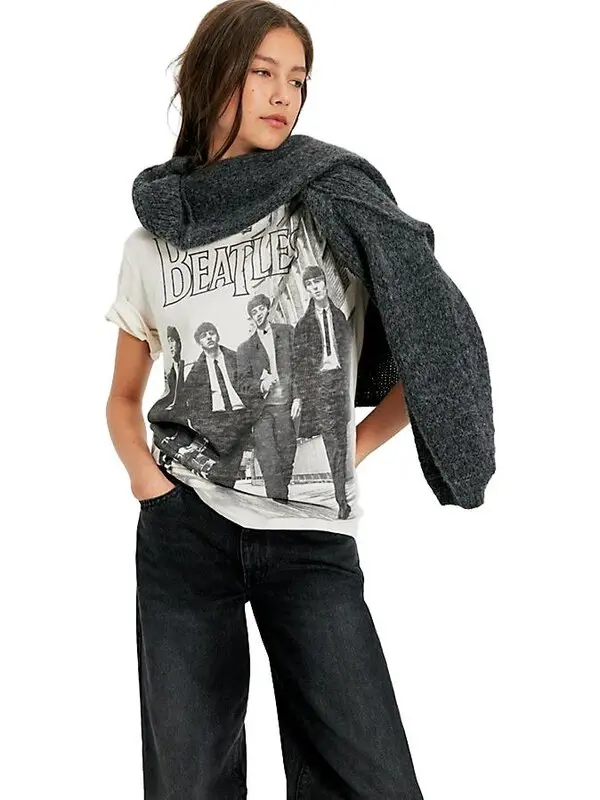 Junk Food Clothing The Beatles Vintage Tee - Birch