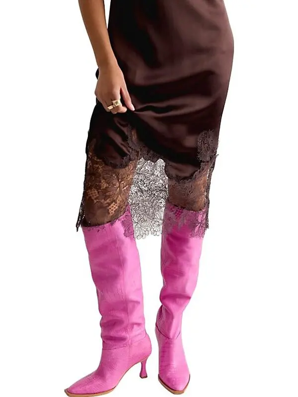 VICENZA Friday Fever Tall Boots - Fuchsia
