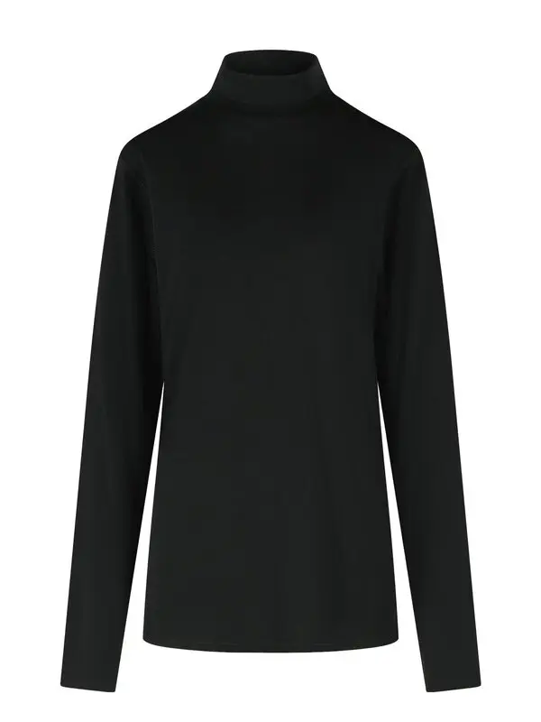 RIER Polar' Virgin Wool Sweater - Black