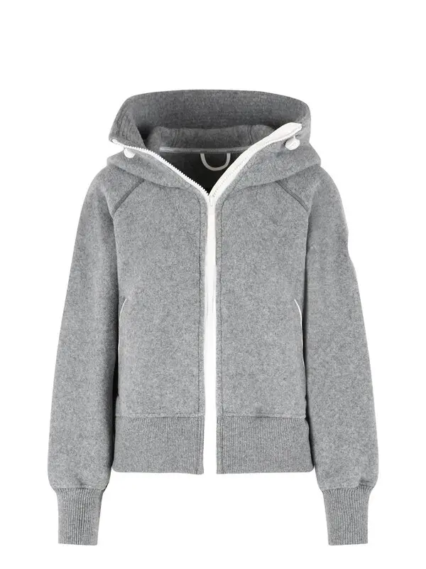 Canada Goose Chilliwack' Grey Wool Blend Bomber Jacket - Gray