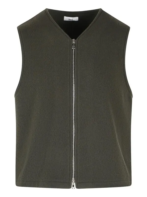 RIER Mole Wool Vest - Brown