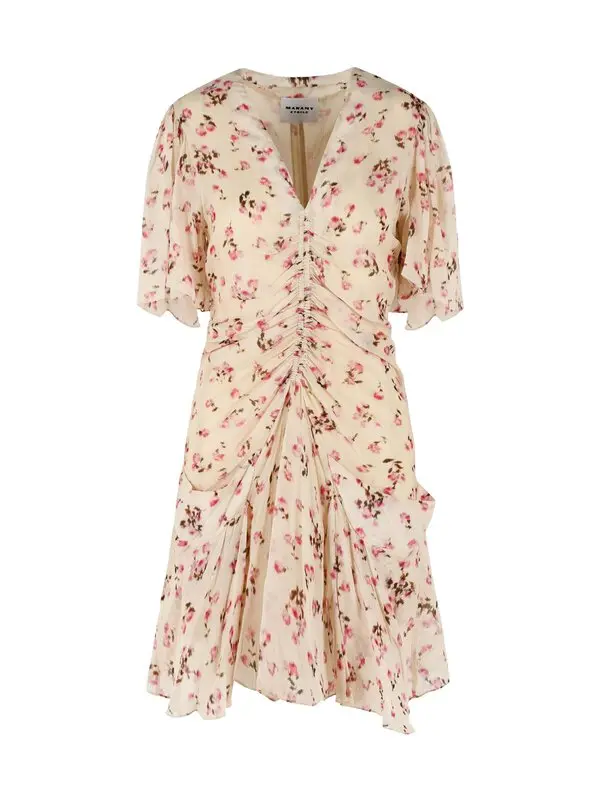 Isabel Marant Étoile Vivienne' Beige Viscose Dress - Cream