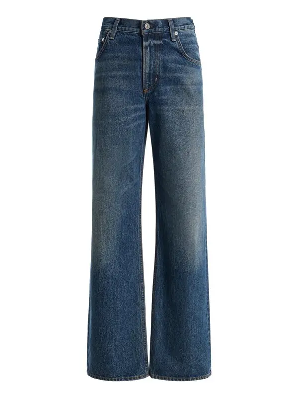 Citizens Of Humanity Lindz Easy Rigid Mid-rise Straight-leg Jeans - Medium Wash