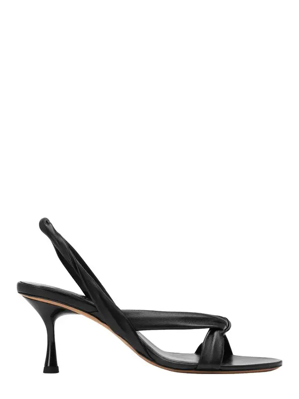 Studio Amelia Siena Braided Heel - Black