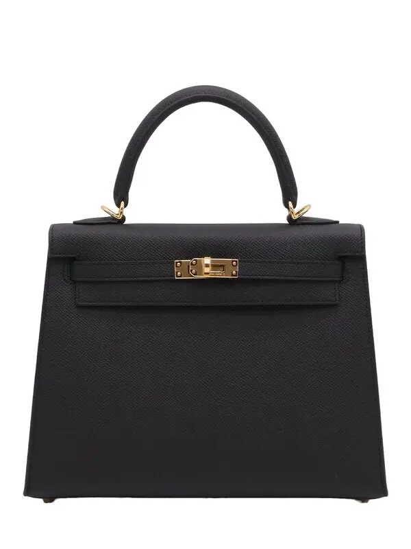 Hermès Kelly Epsom Gold Hardware - Black