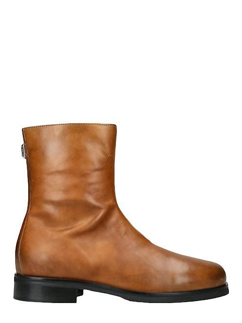 COLLEGIUM Stivale Leather Ankle Boots - Tan