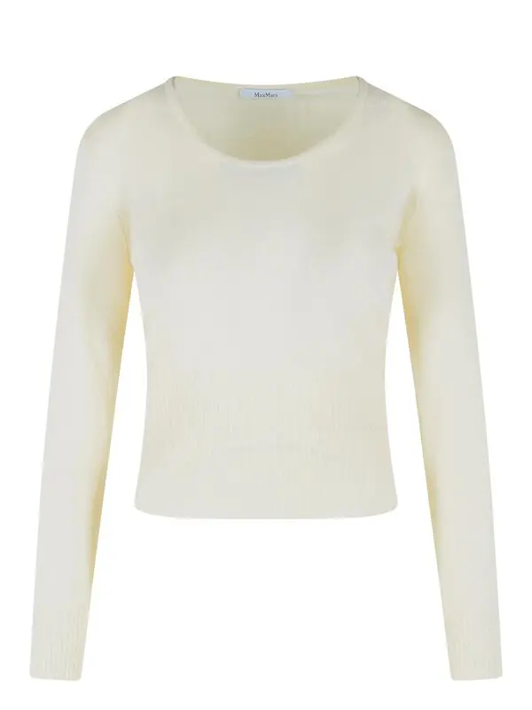 Max Mara Vetta' Wool Sweater - White