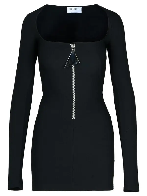 Attico Polyester Blend Dress - Black