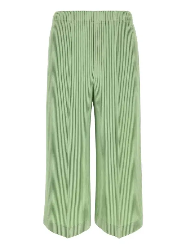 Issey Miyake Pastel Polyester Pant - Green