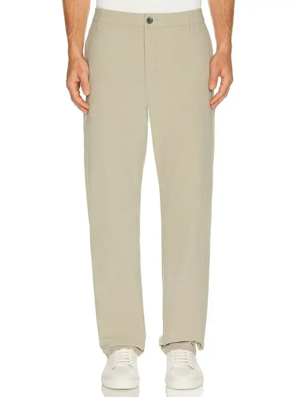 Vuori Meta Classic Fit Trouser In Beige - Truffle