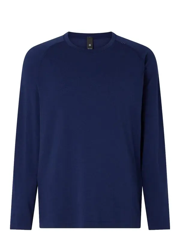Lululemon Metal Vent Tech 2.5 Stretch-mesh T-shirt - Blue