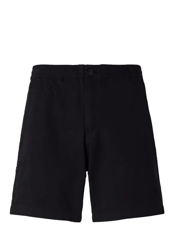 FRIZMWORKS Straight-leg Cotton-twill Shorts - Black