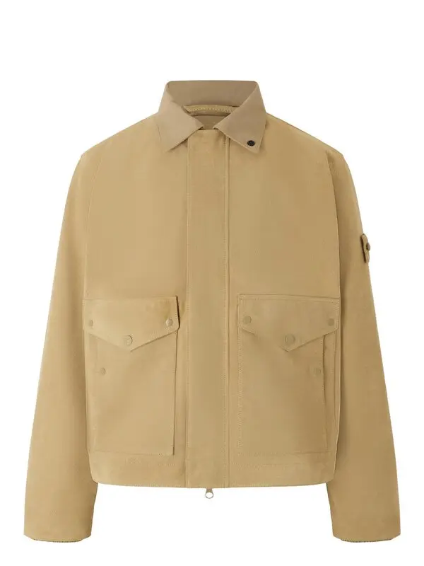 Stone Island Ghost Split-leather Jacket - Neutrals