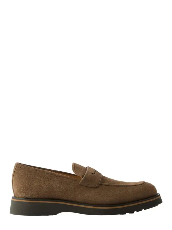 Berluti Alessio Suede Loafers - Brown