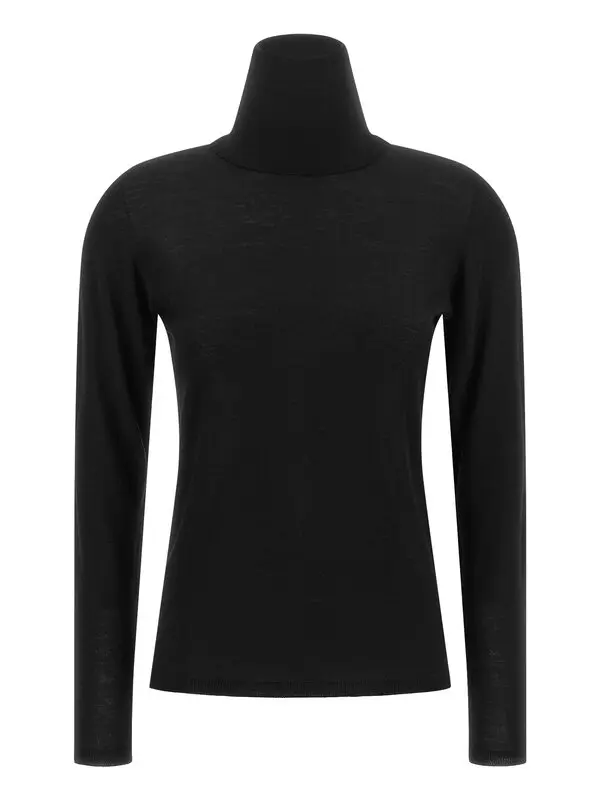 Max Mara Saluto' High Neck Sweater - Black