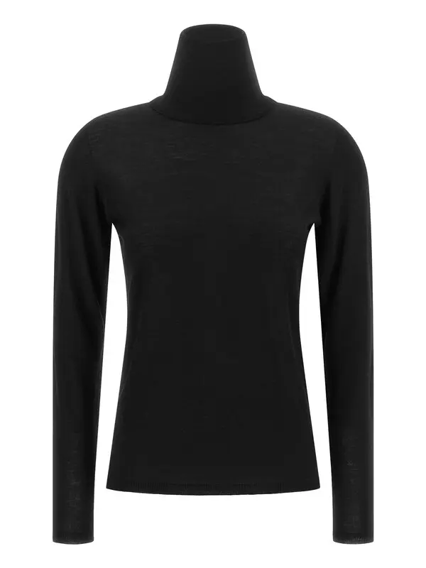 Max Mara Saluto' High Neck Sweater - Black