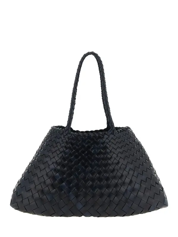 Dragon Diffusion Santa Croce Big' Shoulder Bag - Blue