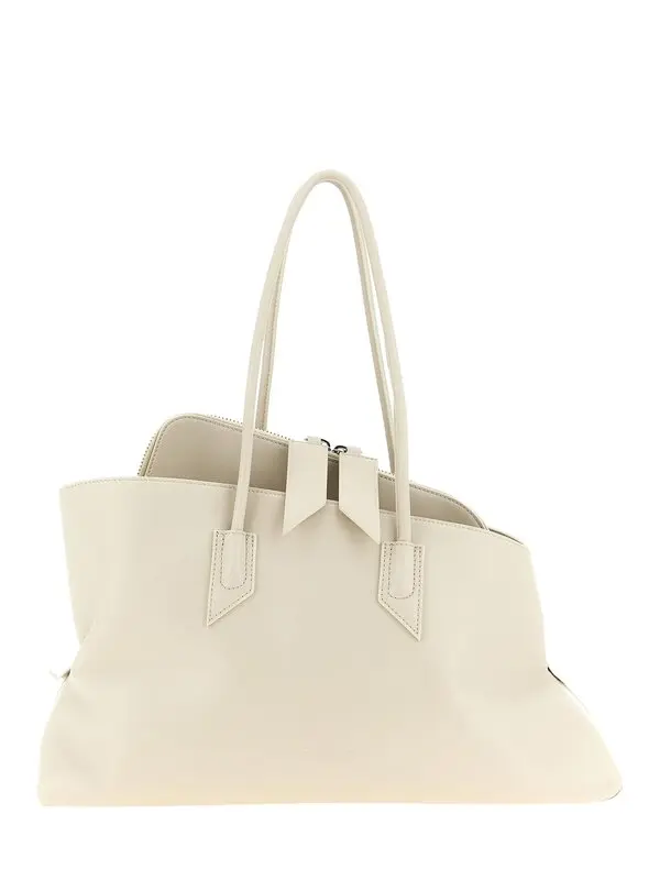 Attico La Passeggiata Medium' Shoulder Bag - White