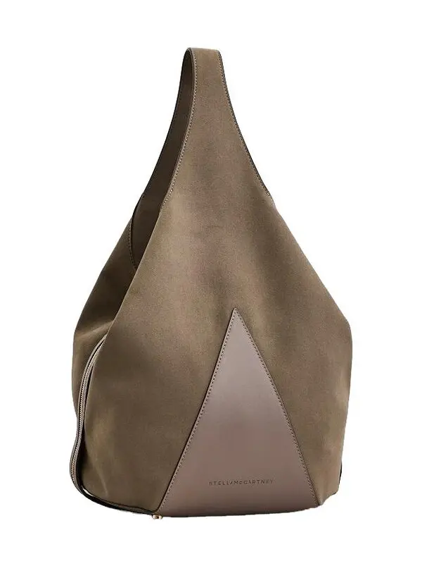 Stella McCartney Appaloosa Soft Medium Bucket Bag - Moss