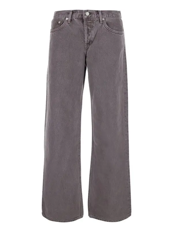 AGOLDE Low Rise Loose Jeans - Brown