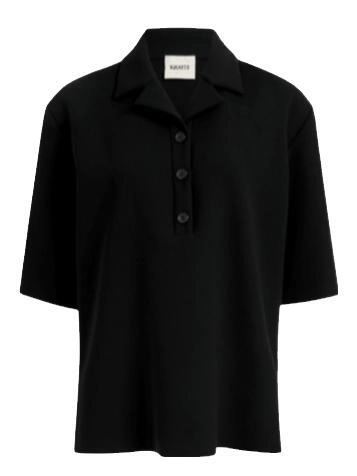 Khaite Three-quarter Sleeve Polo Shirt - No