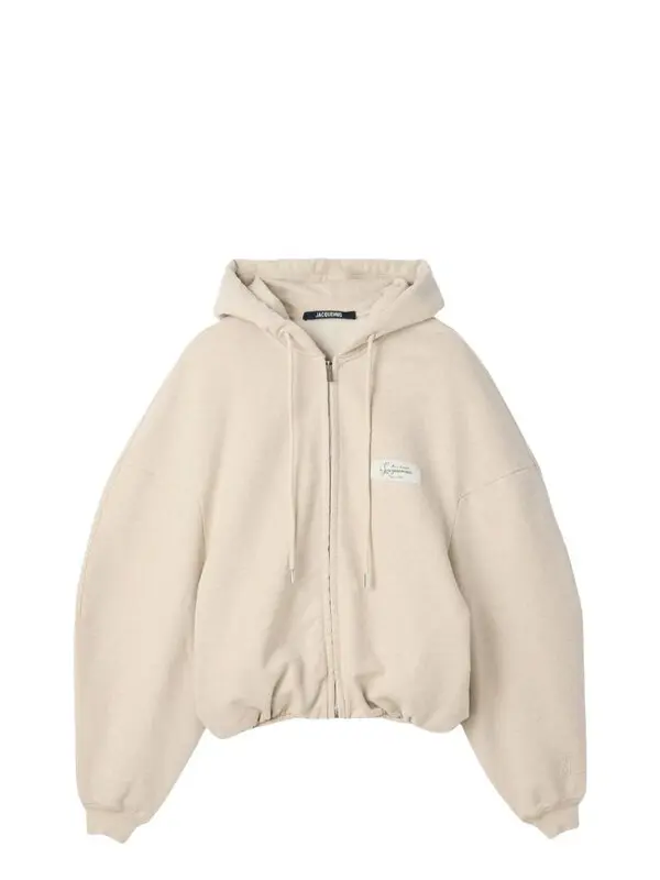 Jacquemus Long-sleeve Hoodie - Light Brown