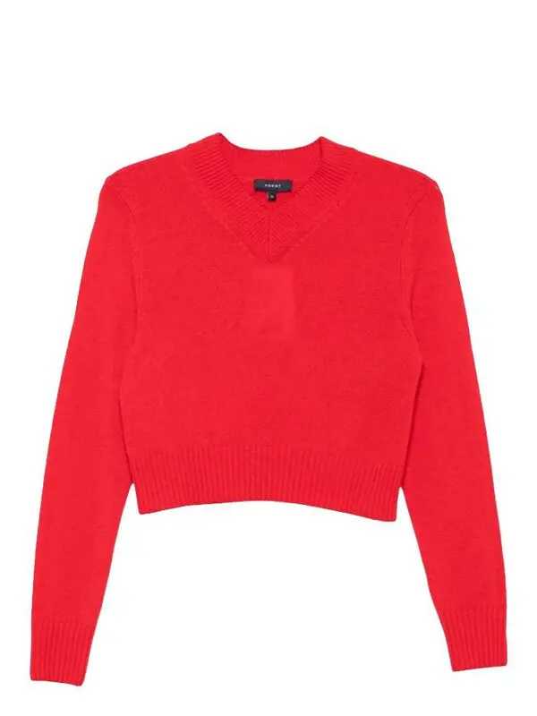 Soeur Long-sleeved Sweater - Red