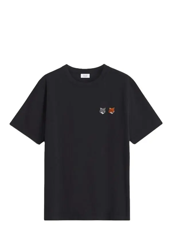 Maison Kitsuné Double Fox Head Comfort T-shirt - Anthracite