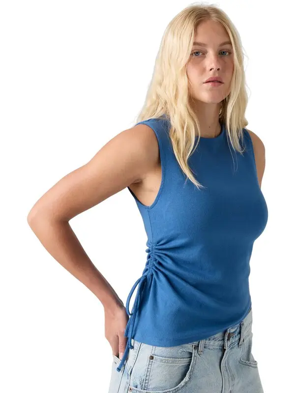 LEVI'S Alila Asymmetrical Sleeveless Top - Delft