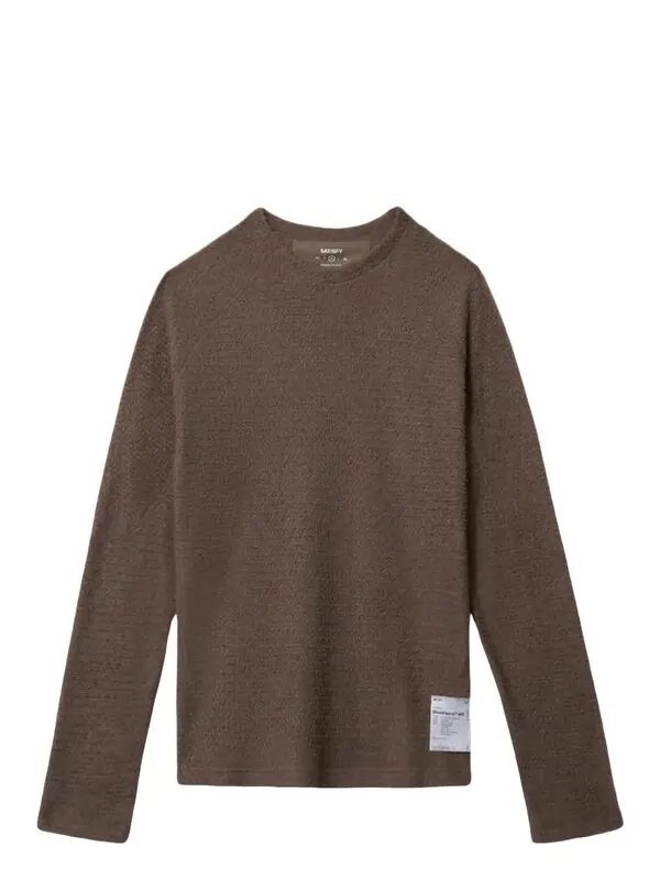 Satisfy Long-sleeved T-shirt - Brown