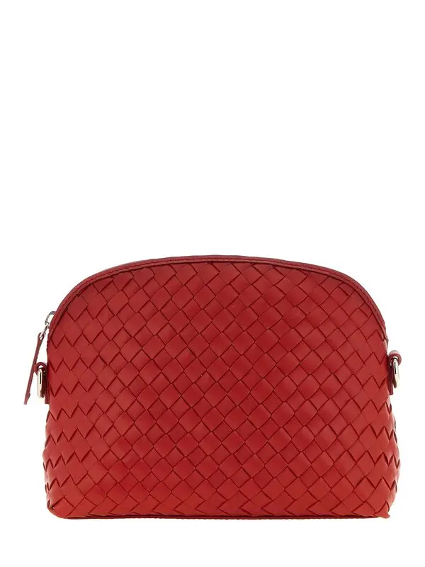 Dragon Diffusion Fellini Chunky' Clutch Bag With Shoulder Strap - Red