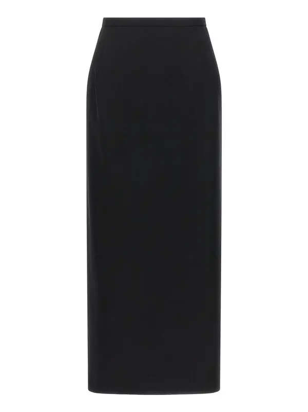 Magda Butrym Skirt With Closure And Back Panel - Black