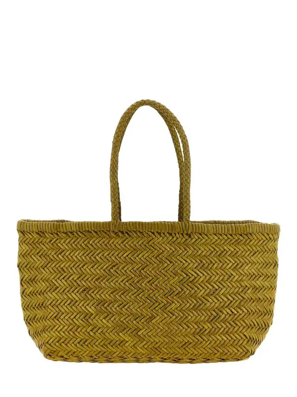 Dragon Diffusion Bamboo Triple Jump' Large Shoulder Bag - Green