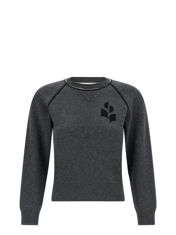 Isabel Marant Étoile Marant 'loriby' Knit Sweatshirt - Gray