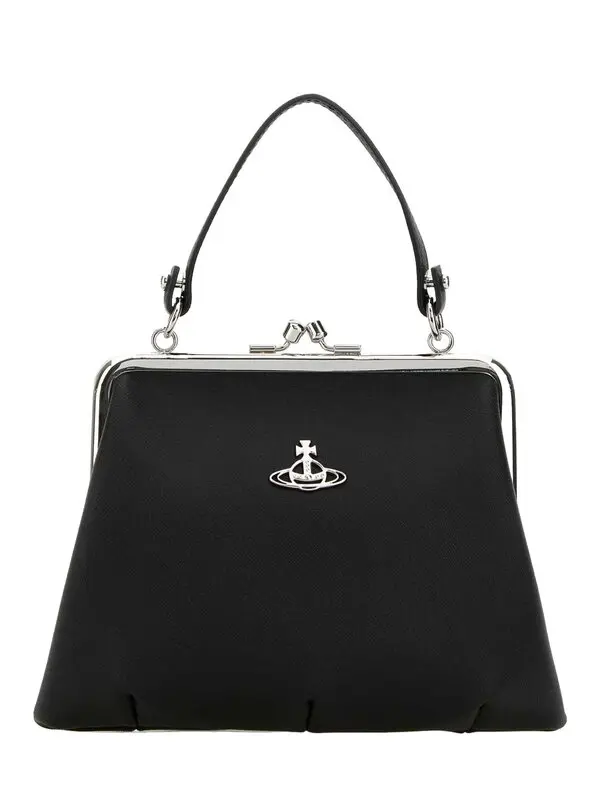 VIVIENNE WESTWOOD Synthetic Leather Granny Handbag - Black