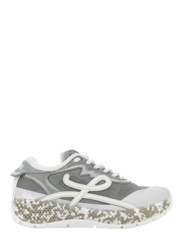 Loewe Grey Tech Fabric Pogo Sneakers - Multicolor