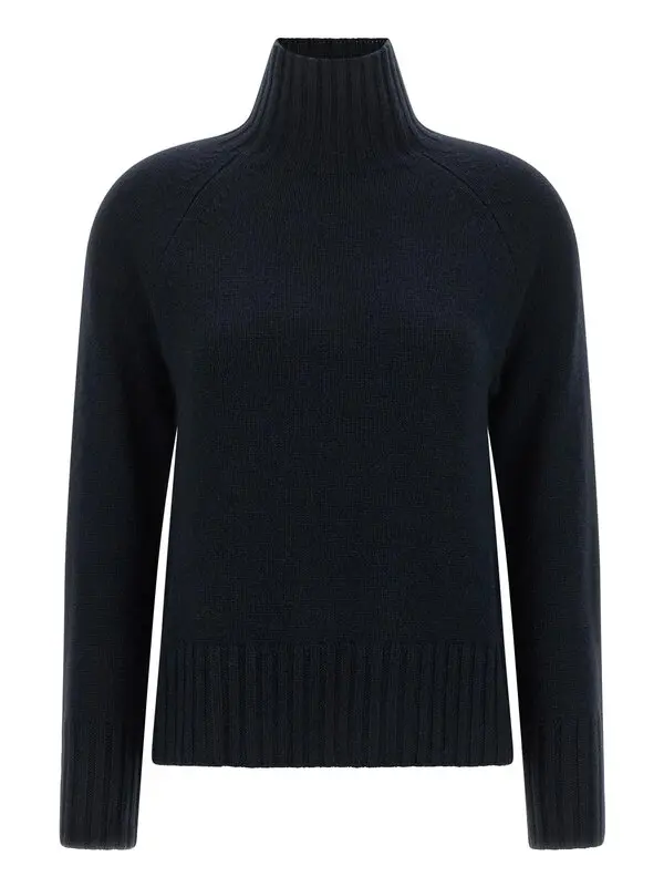 Max Mara Mantova' High Neck Sweater - Blue