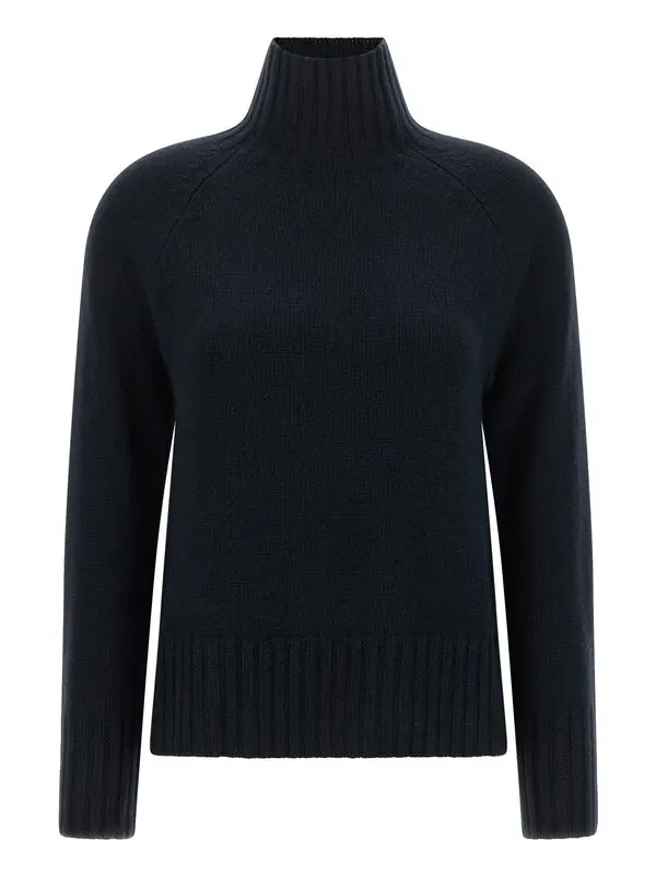 Max Mara Mantova' High Neck Sweater - Blue