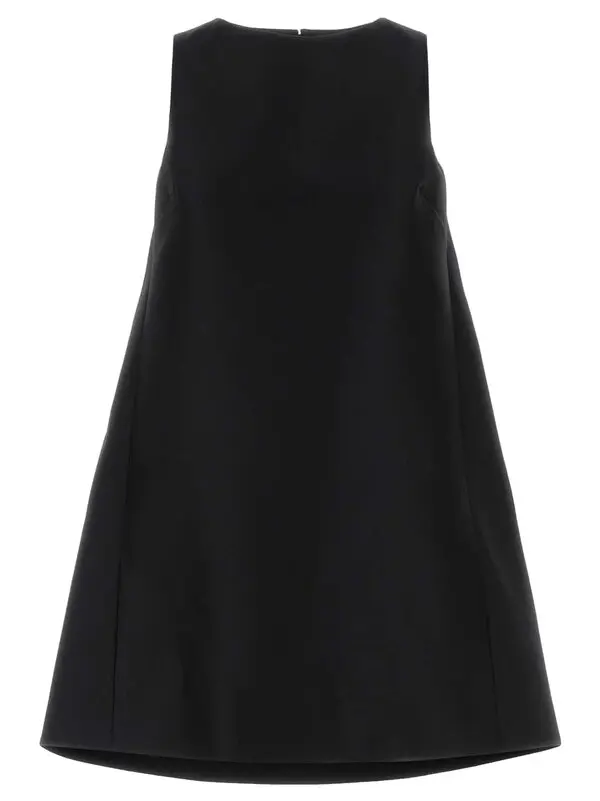 Balenciaga Wool Blend Dress - Black