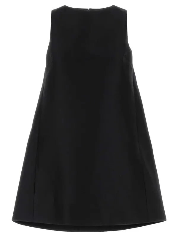 Balenciaga Wool Blend Dress - Black