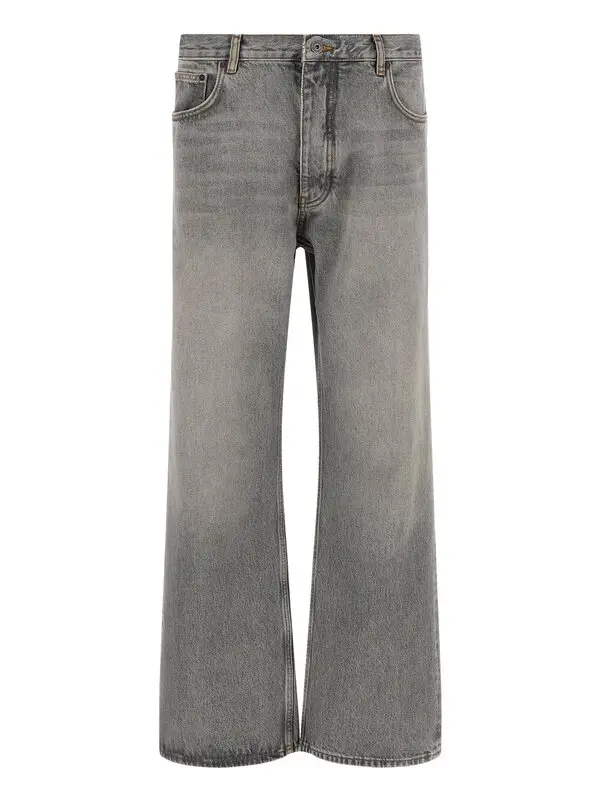Off-White Half Arrow Diag Slim' Jeans - Gray