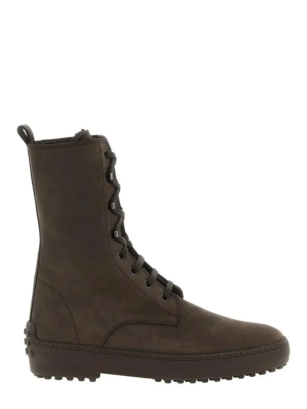 TOD'S Winter Gommino' Ankle Boots - Brown