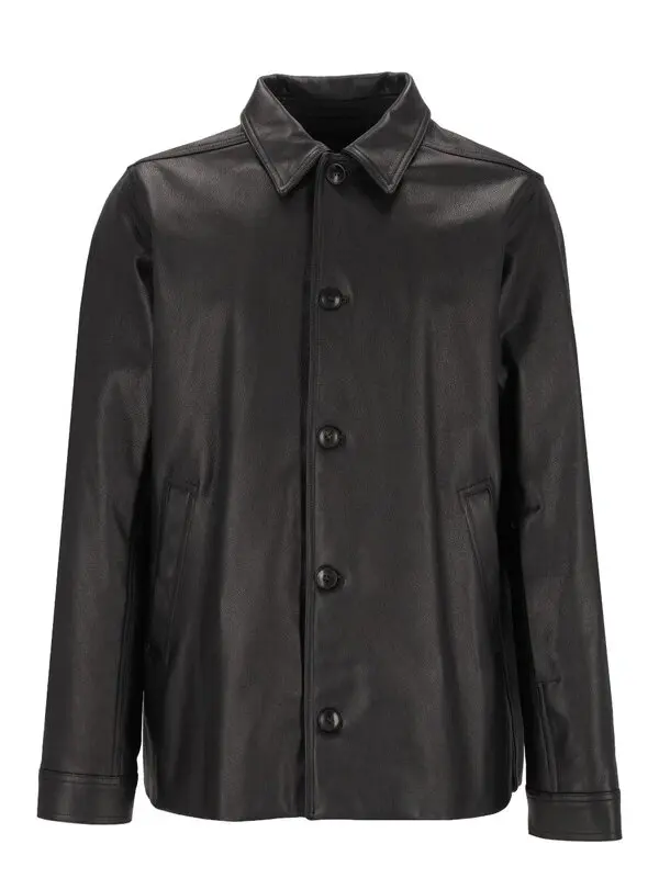 Rick Owens Brad Leather Jacket - Black