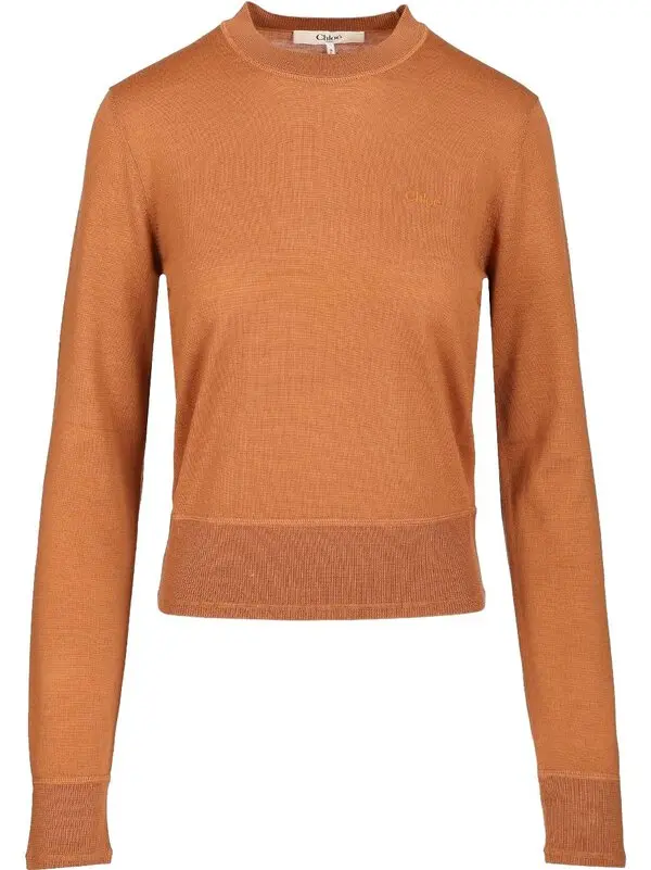 Chloé Wool Sweater - Brown