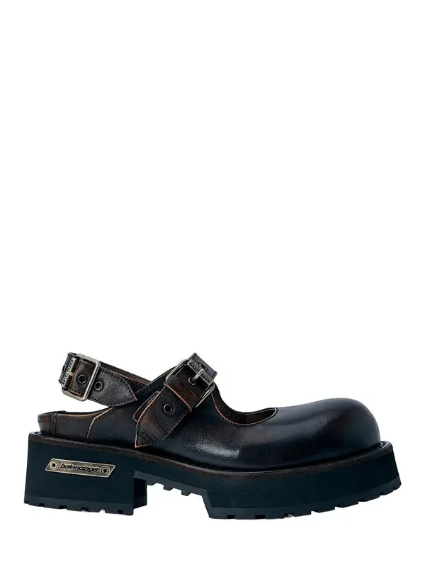Balenciaga Venom Mary Jane Platforms - Brown