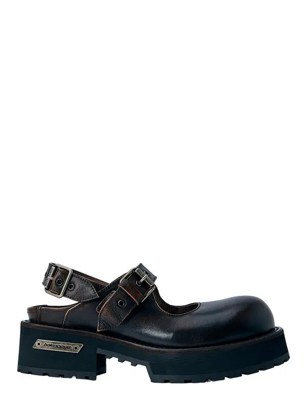 Balenciaga Venom Mary Jane Platforms - Brown